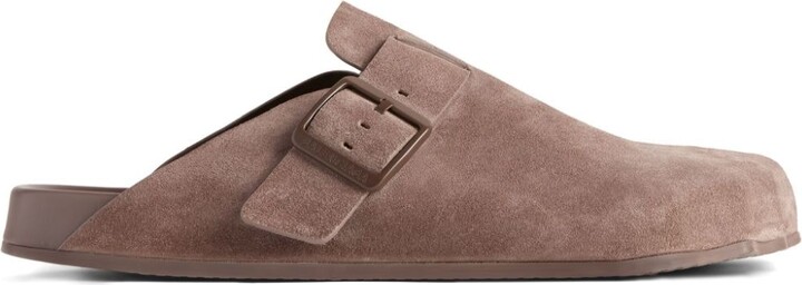 Balenciaga Sunday suede mules - ShopStyle