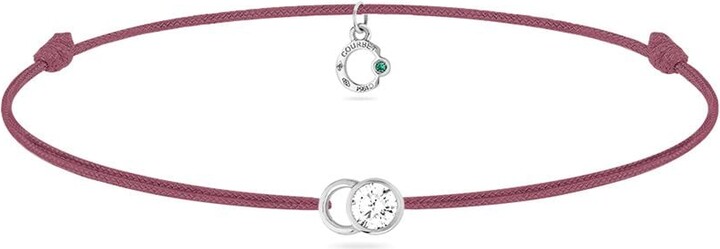 Courbet 18kt recycled white gold laboratory-grown diamond Let's Commit ...