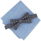 Bar III Men's Moylan Medallion Bow Tie & Pocket Square Set, Created for ...