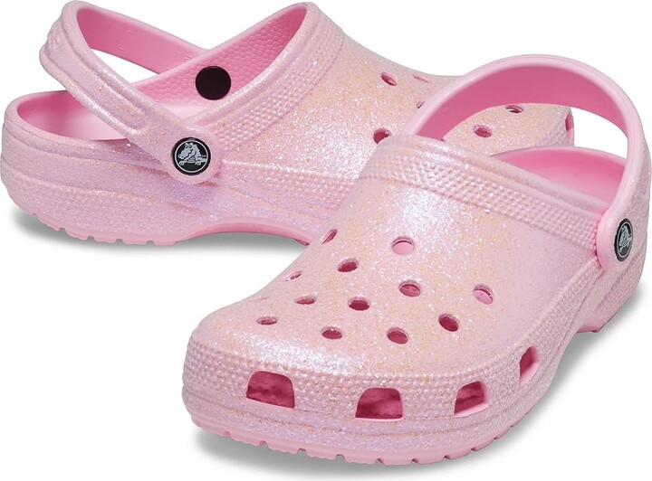Crocs Classic Clog - Glitter (Flamingo) Clog Shoes - ShopStyle