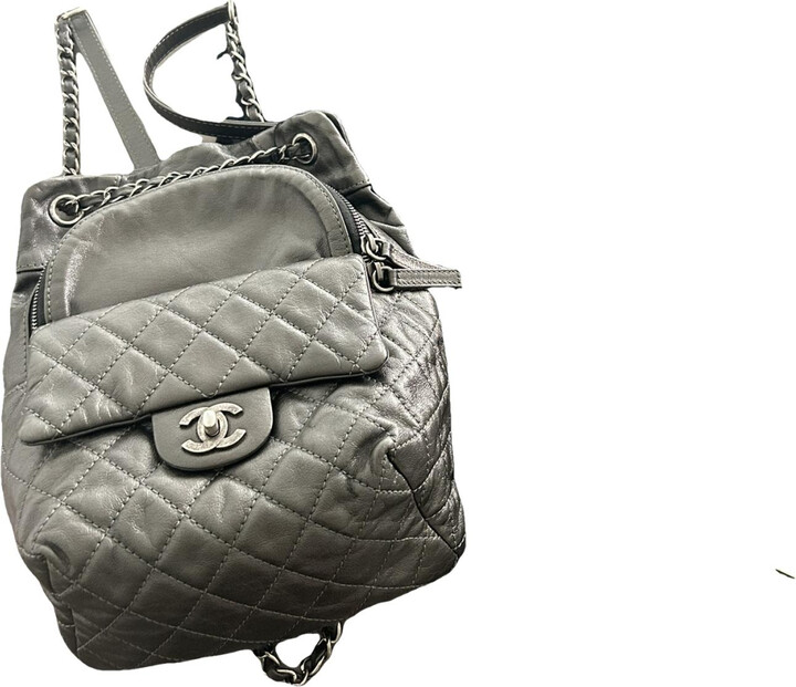 Chanel Leather backpack - ShopStyle