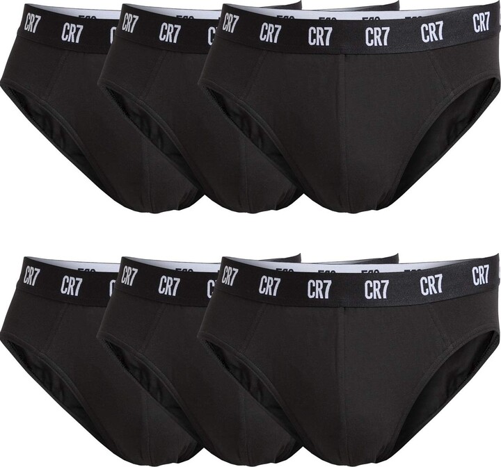 CR7 Cristiano Ronaldo Men's Basic Briefs 3 Pack - Black - Medium ...