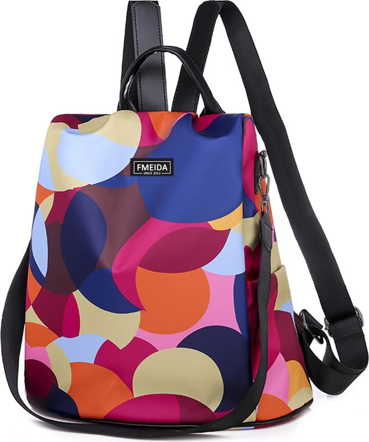 Fmeida Backpack Womens Anti Theft Rucksack Handbag for Women Travel ...