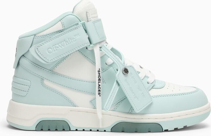 Off-White Out Of Office white/mint high trainer - ShopStyle Sneakers ...