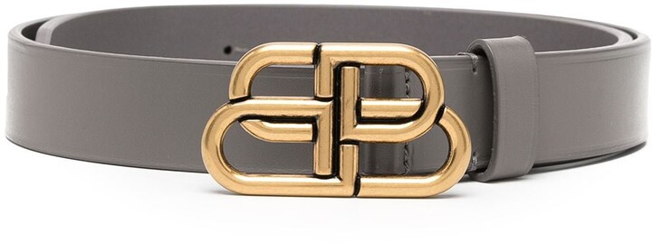 Balenciaga BB thin belt - ShopStyle