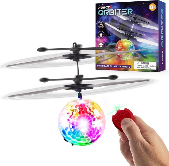 Force1 Orbiter Flying Orb Ball Hand Operated Drones for Kids - 1 Pack ...