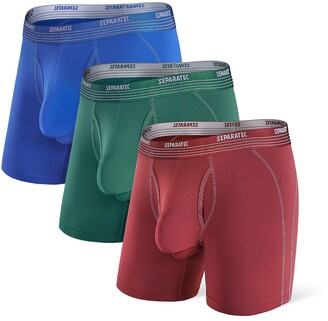 Separatec Men's Underwear 3 Pack Dual Pouch Sport Quick Dry Performance ...