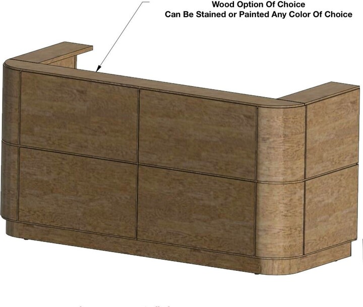 Etsy Custom Handmade Bespoke Reception Desk Hostess Stand Cash Wrap ...