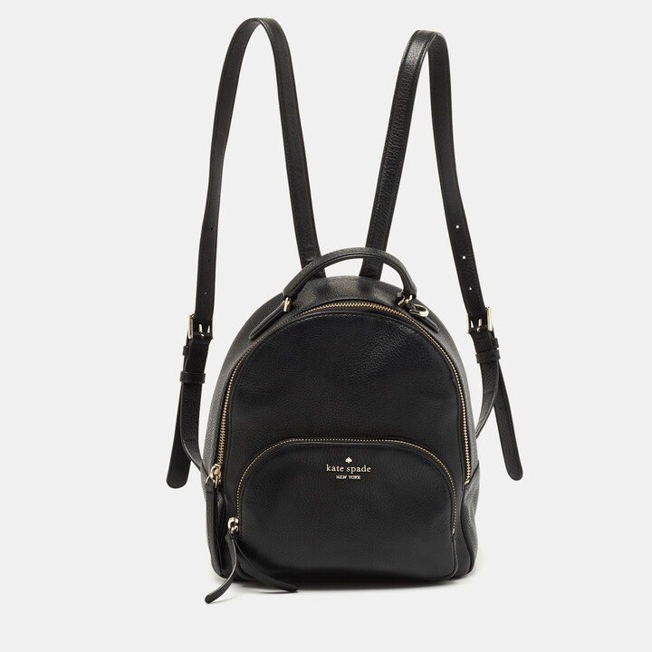 Kate Spade Black Leather Jackson Backpack - ShopStyle