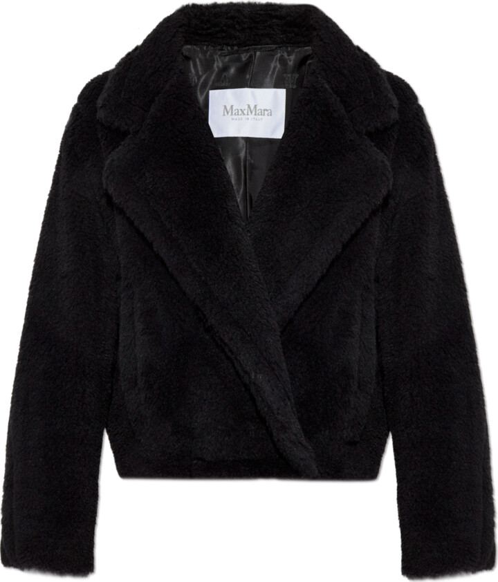 Max Mara Fur Coat Oggeri, , - Black - ShopStyle