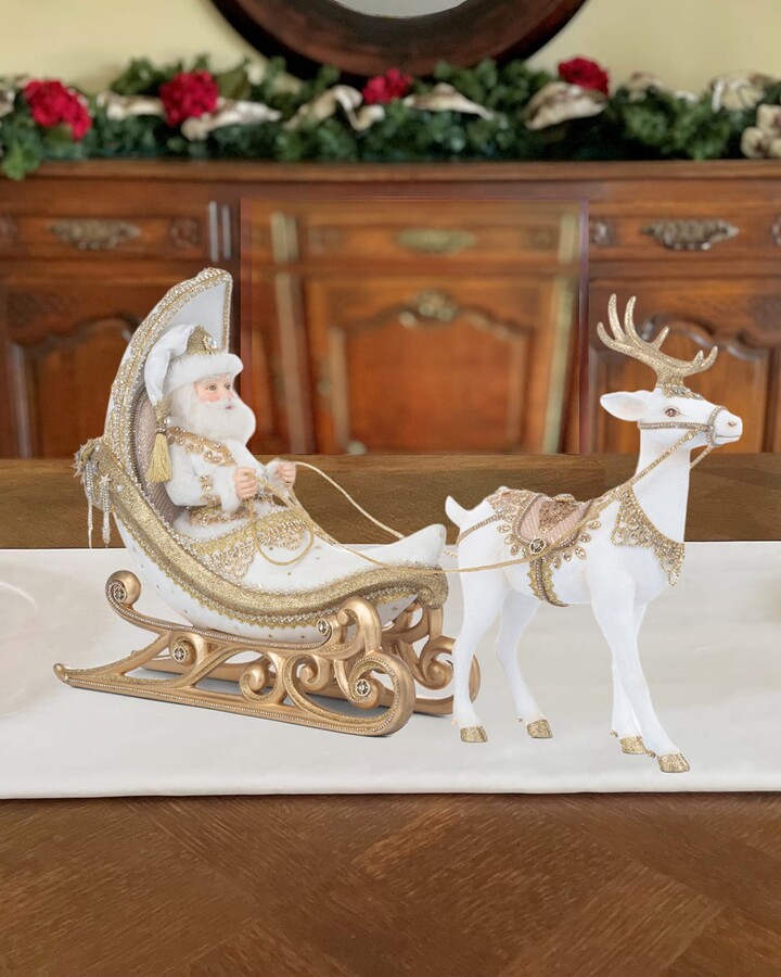 Katherine's Collection Celestial Moon Sleigh with Reindeer - ShopStyle ...