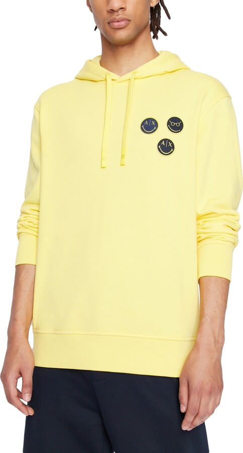 AX Armani Exchange Men's Exclusive Smiley Logo Hoodie - ShopStyle
