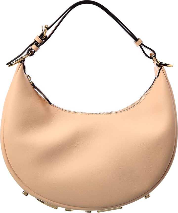 Fendi Fendigraphy Small Leather Hobo Bag - ShopStyle