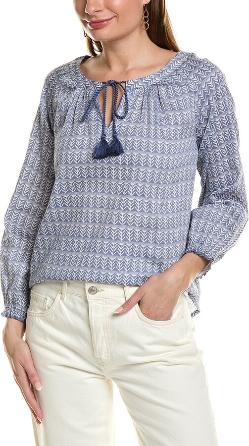 BEACH TO BISTRO BY SIGRID OLSEN Beach to Bistro Anya Blouse - ShopStyle