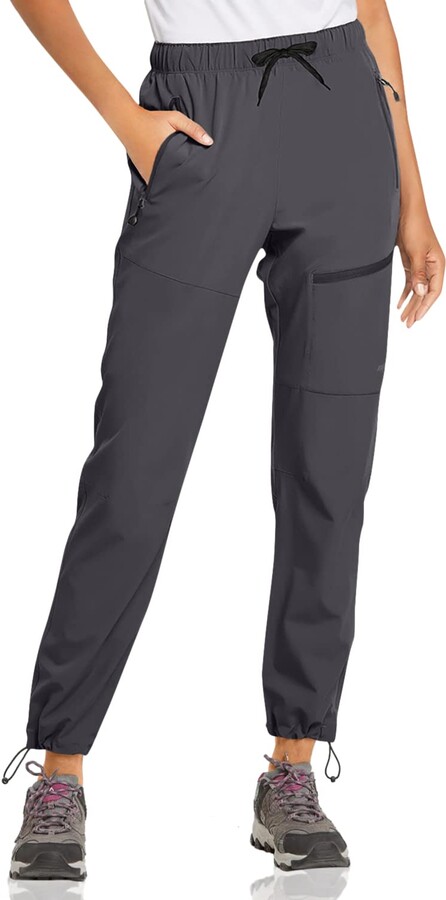 BALEAF Waterproof Trousers Women Walking Hiking Outdoor Cargo Pants ...