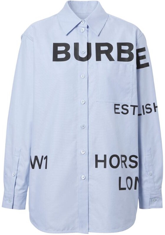 Burberry Cotton Horseferry Print Shirt - ShopStyle T-shirts