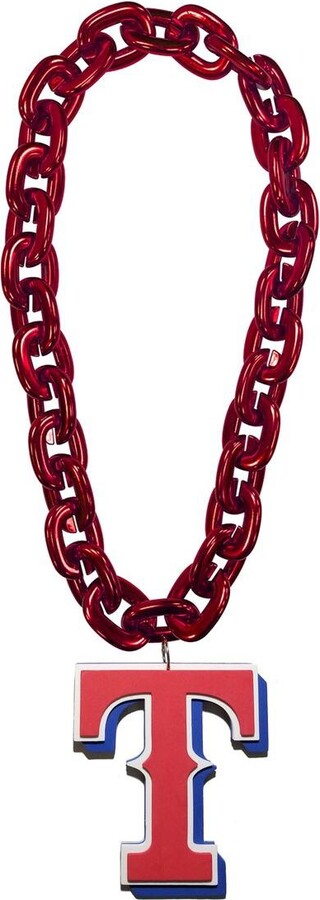 Fanfave Men's and Women's Red Texas Rangers Team Logo Fan Chain ...
