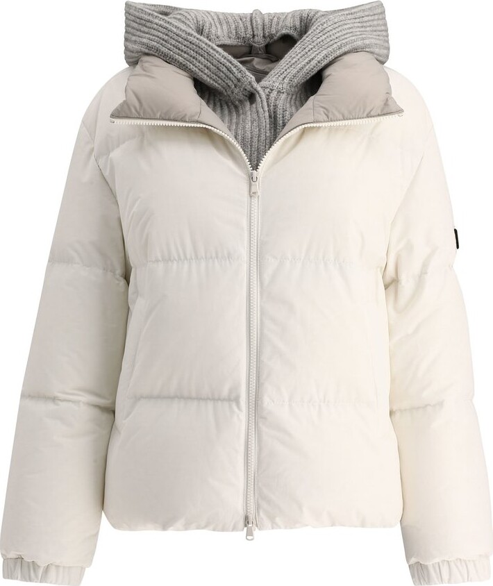 Brunello Cucinelli Double Layered Puffer Jacket - ShopStyle