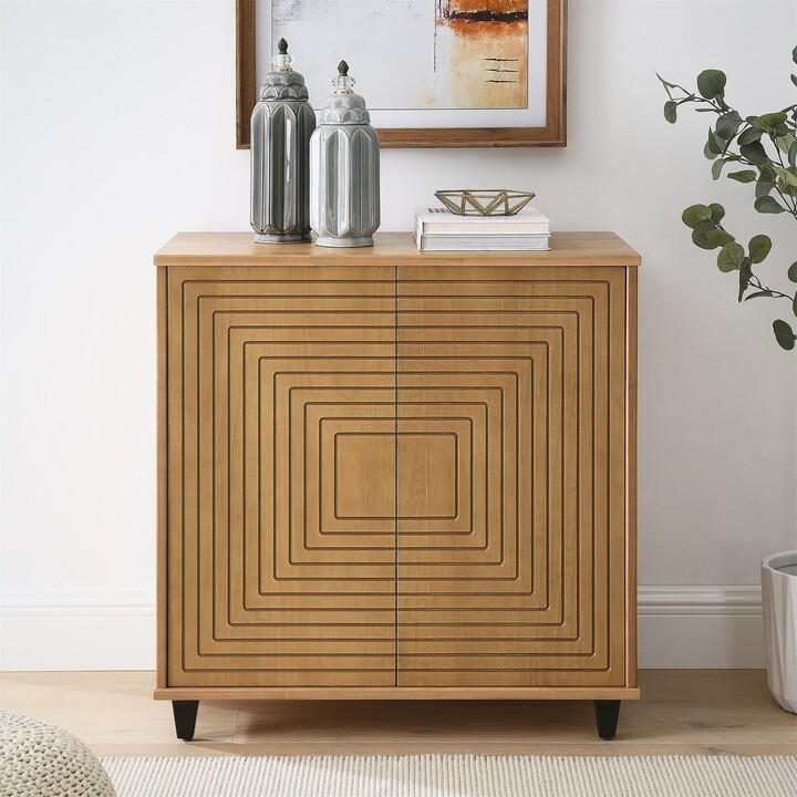 BIKAHOM Storage Cabinet with Doors,Free Standing Buffet Cabinet,Modern ...