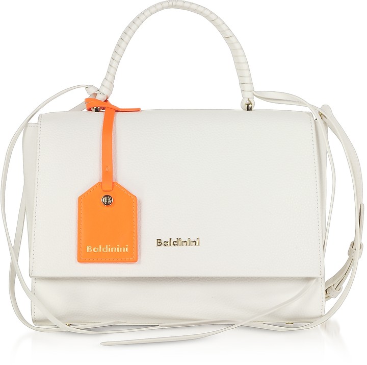 Baldinini Daisy White Satchel Bag - ShopStyle