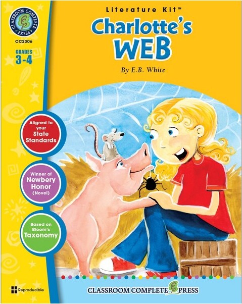 Classroom Complete Press Charlotte's Web - Literature Kit Gr. 3-4 ...