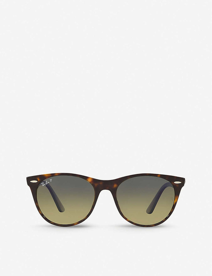 Ray-Ban RB2185 55 Wayfarer Classic II acetate phantos-frame sunglasses ...