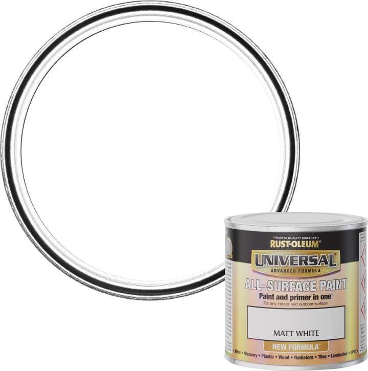 Rust-oleum White Matt Universal All-surface Paint White - ShopStyle Artwork