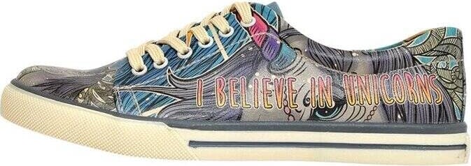 DOGO I Believe in Unicorns%100 Vegan Women Lifestyle Sneakers (6 ...