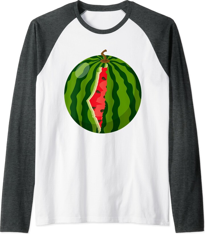 Palestinian Patriotic Watermelon Symbol Palestine Map Watermelon Arabic