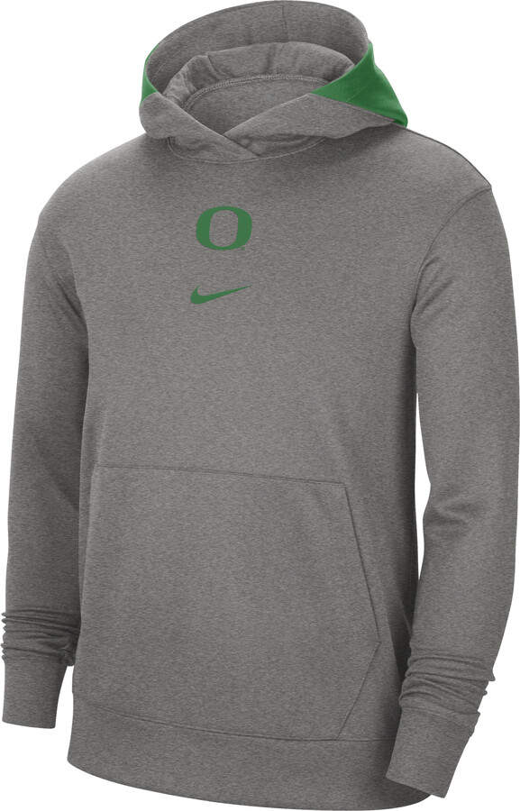 Nike Men's College Dri-FIT Spotlight (Oregon) Hoodie in Grey - ShopStyle