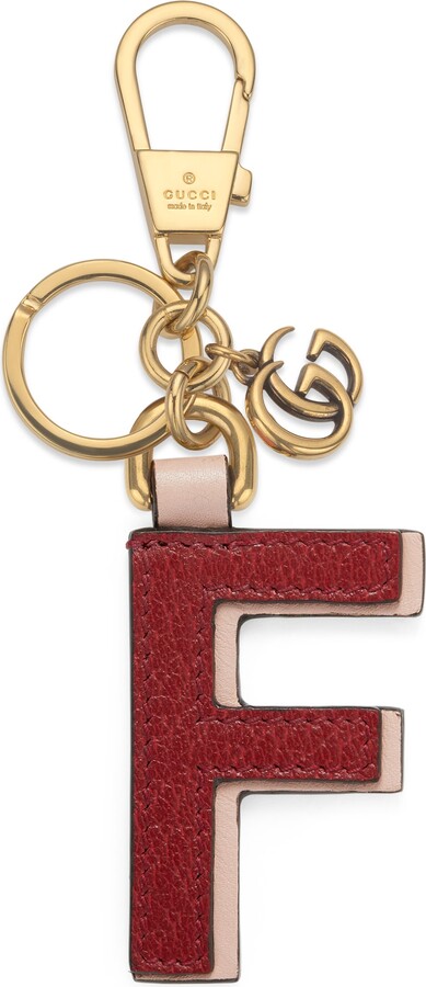 Gucci Letter F keychain - ShopStyle Wallets & Card Holders