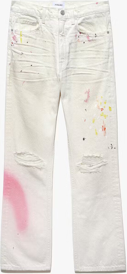 Frame The Boxy Jeans Released Hem - ShopStyle