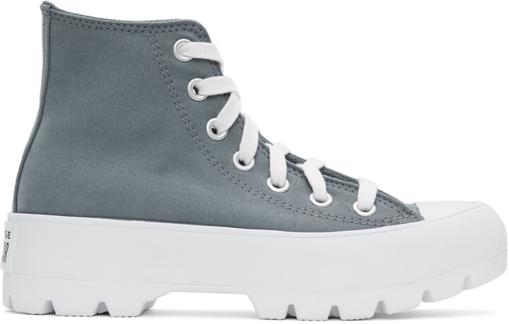 Converse White Padded Chuck Taylor All Star Lugged High Sneakers ...