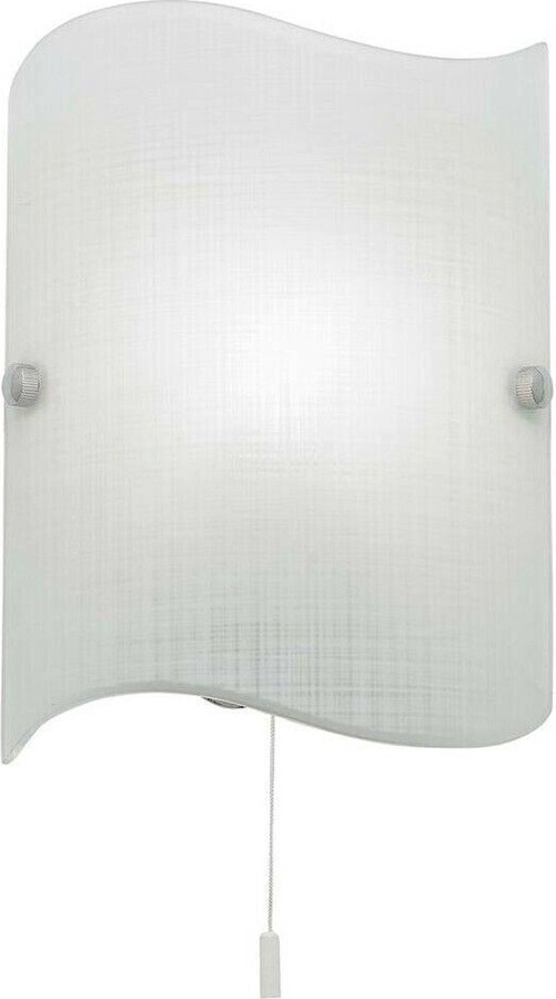 Loops Dimmable LED Wall Light Wave Pattern Opal Glass Shade Office Hall ...