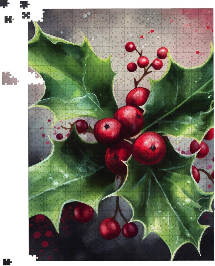 Warren Reed - Designer Splashart Holly Jigsaw Puzzle - ShopStyle