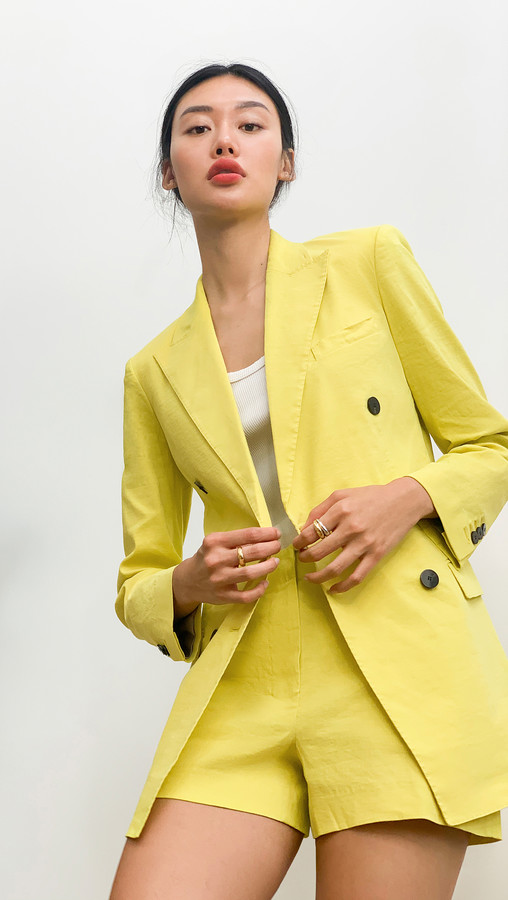 Theory Double Breasted Tailor Jacket - ShopStyle