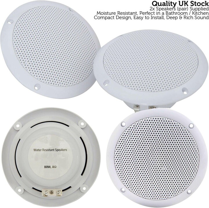 Loops SMART HOME Bluetooth Amplifier & 2x Ceiling Mini Speaker Kit ...