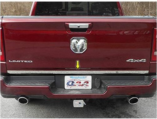 QAA Stainless Steel Tailgate Accent 1Pc Fits 2019-2024 Ram Trucks Ram ...