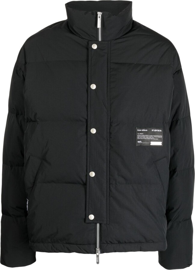 Izzue Logo-Patch Down Puffer Jacket - ShopStyle