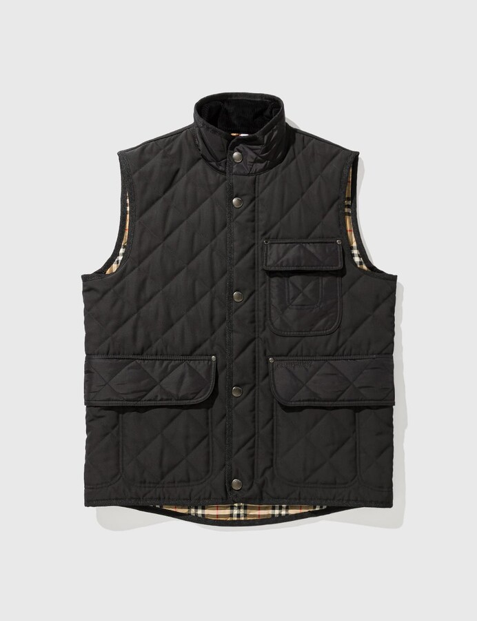 Burberry Diamond Quilted Thermoregulated Gilet - ShopStyle Outerwear
