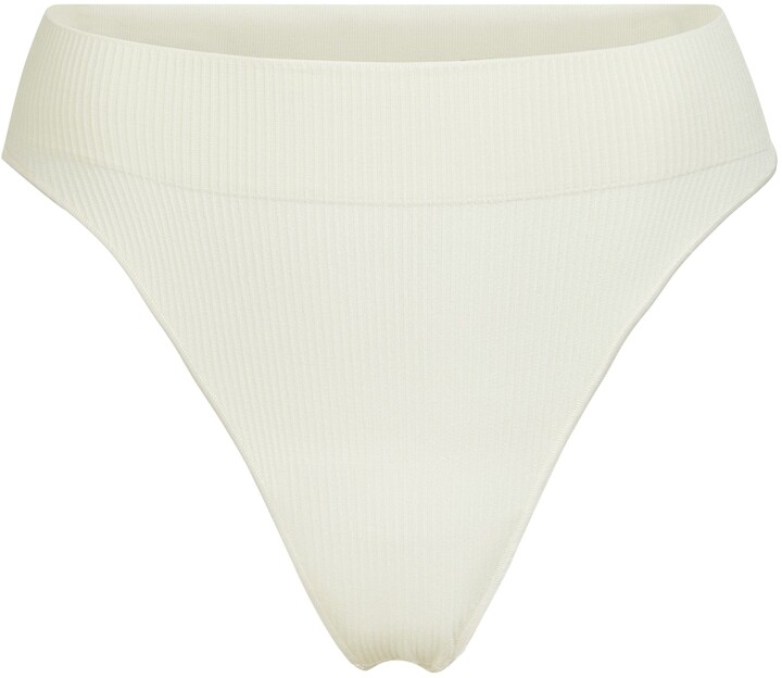Stretch Rib Thong | Bone - ShopStyle Plus Size Intimates