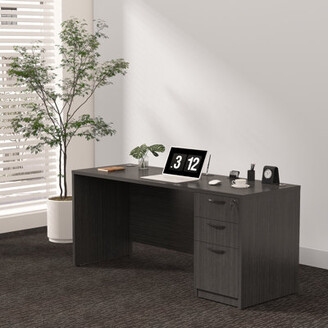 Wade Logan Ashmin 66.93'' Home Office Computer Executive Desk with ...