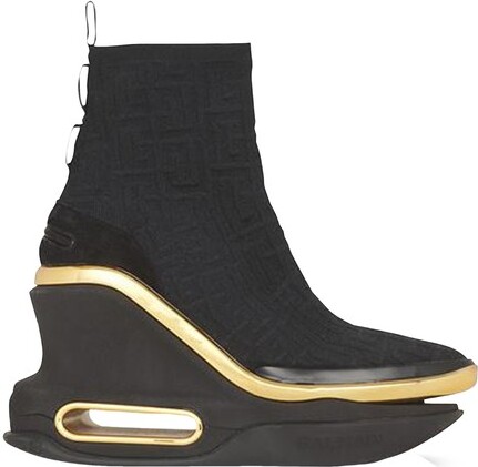 Balmain Graphic cut-outs | All-over pattern | Brand's signature motif ...