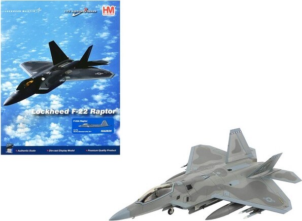 Lockheed F-22A Raptor Stealth Aircraft "Elmendorf Air Force Base" US ...