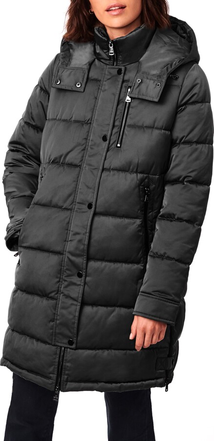 Bernardo Hooded Water Resistant Puffer Jacket - ShopStyle