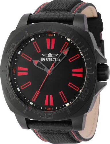 Invicta Men's 46309 Speedway Quartz 3 Hand Black Dial Watch - ShopStyle ...