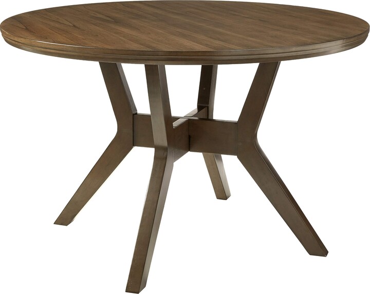 HOMES: Inside + Out Jenka Gray Jenak Mid-Century Modern Round Dining ...