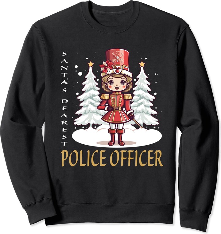POLICE OFFICER Gifts Police Officer Christmas Classic Female Nutcracker ...