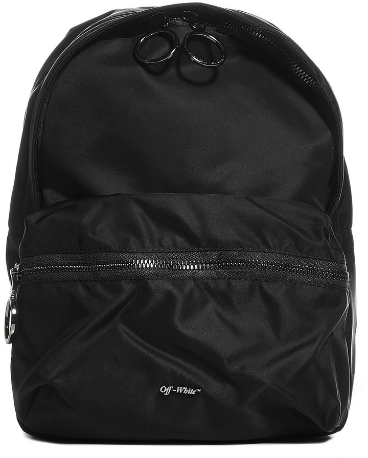 Off-White Logo Print Mini Backpack - ShopStyle