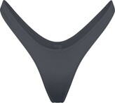 Swim Micro Tanga Bikini Bottoms | Gunmetal - ShopStyle